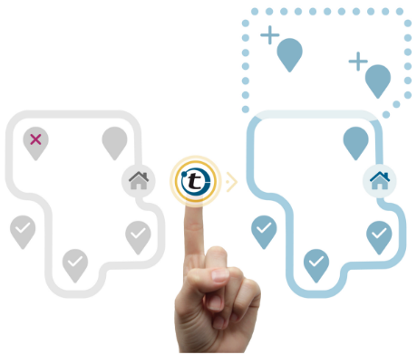 Route organizer for sales reps | portatour®